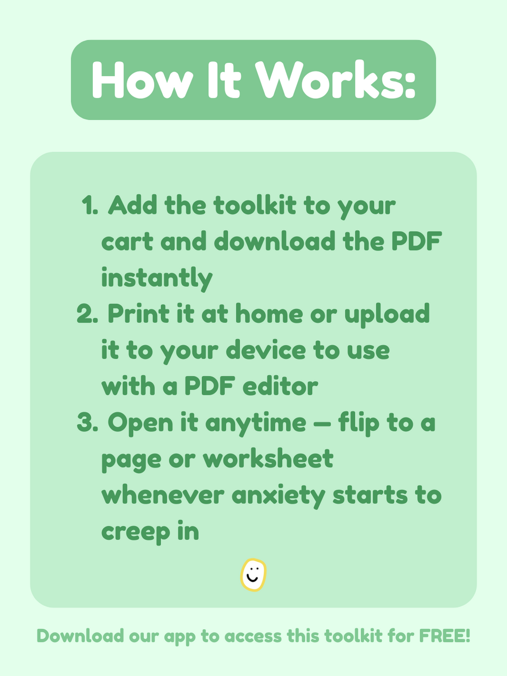 Anxiety Support Toolkit (Printable PDF)